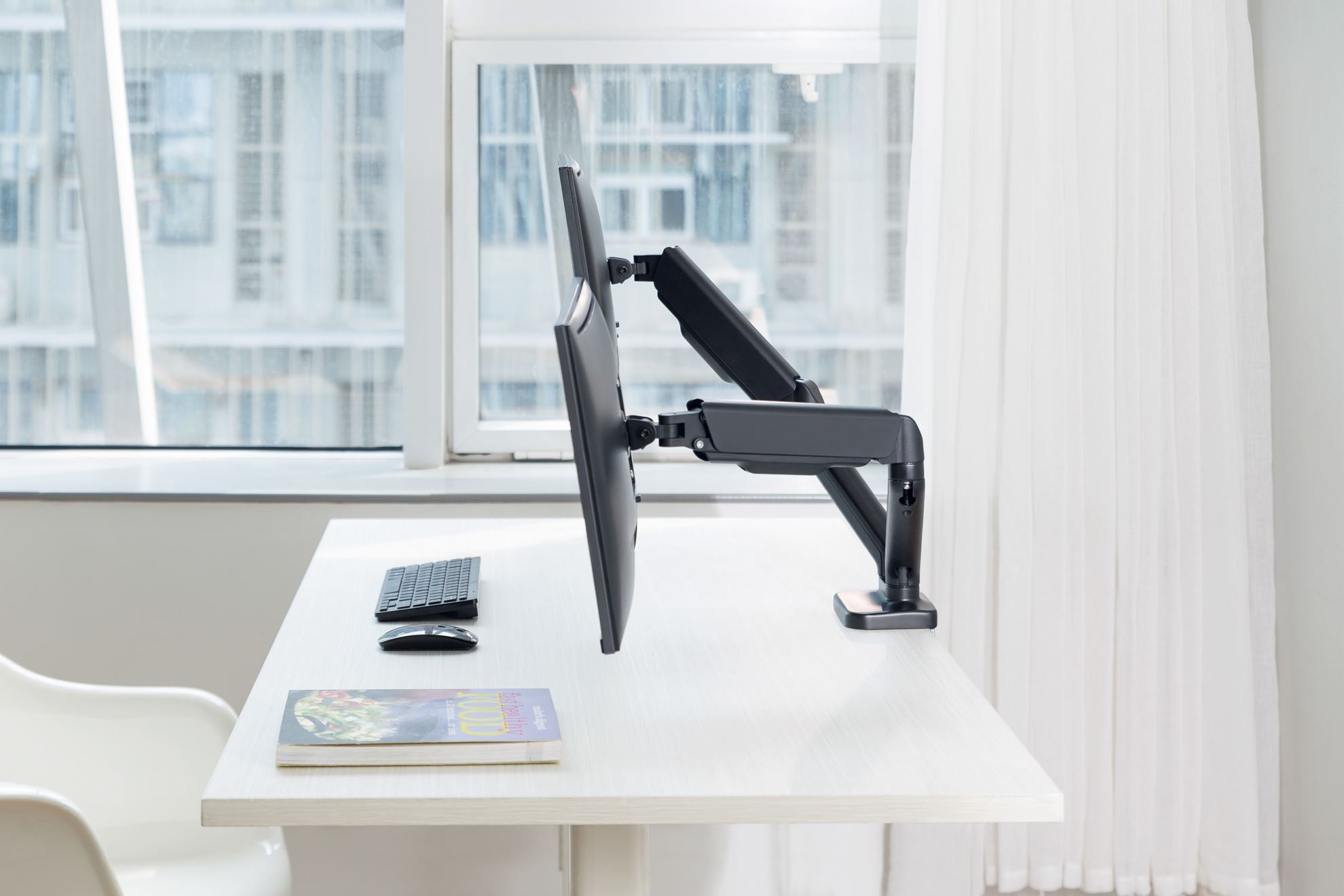 Deskbird | Counter Balance Dual Monitor Desk Mount (17"-32" Screens)