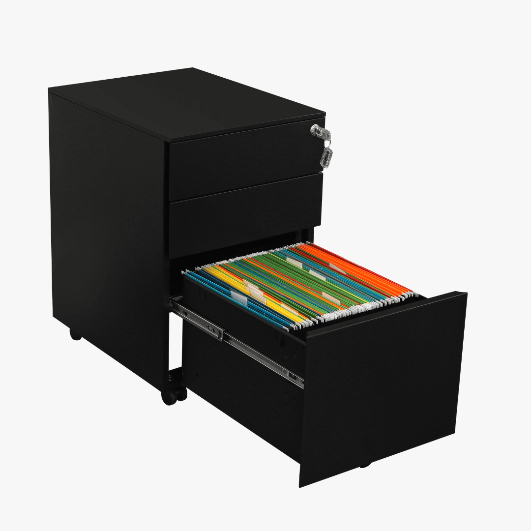 Deskbird | File Mobile Storage Unit - Matte Black NZ
