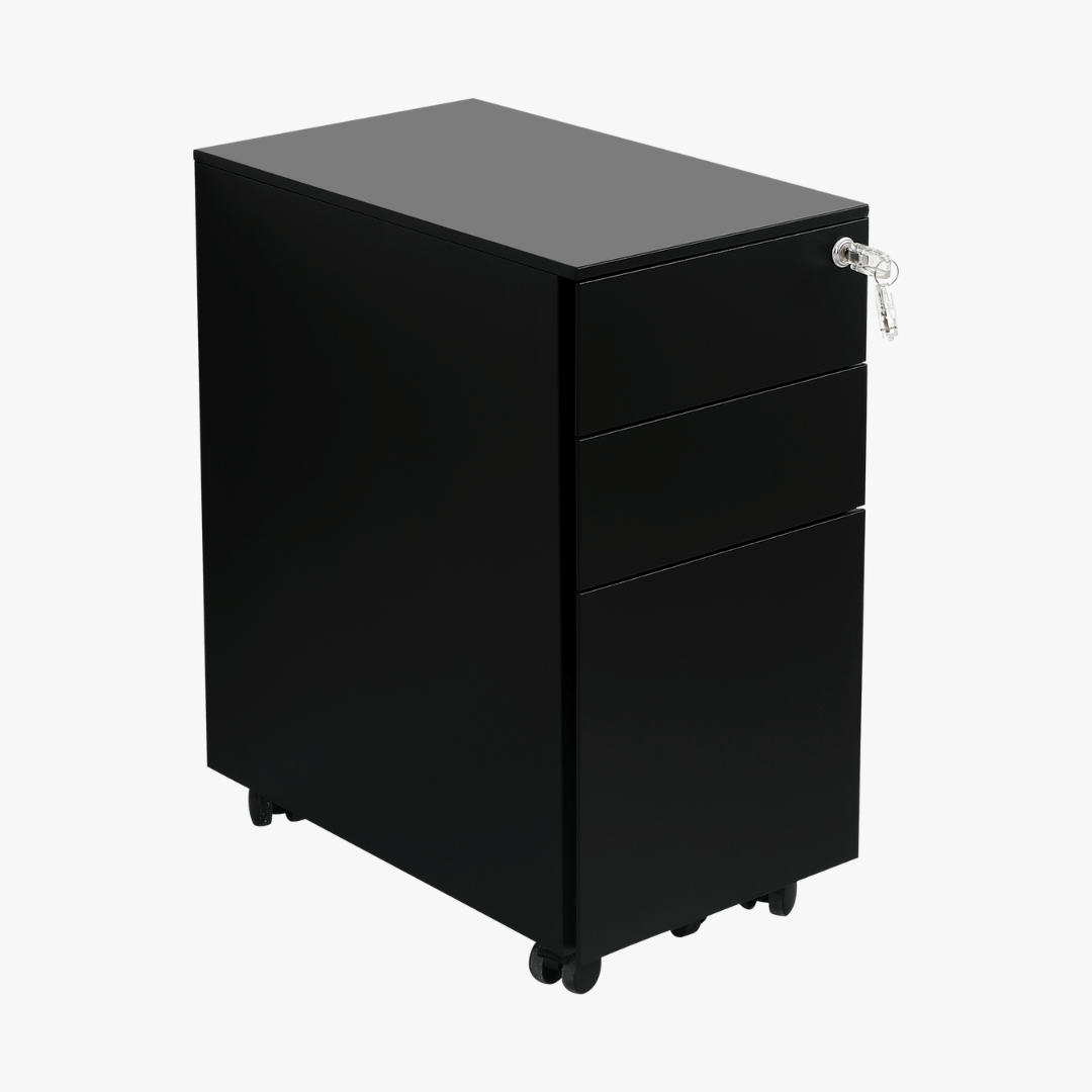 Slimline File Mobile Storage Drawer Unit | Deskbird