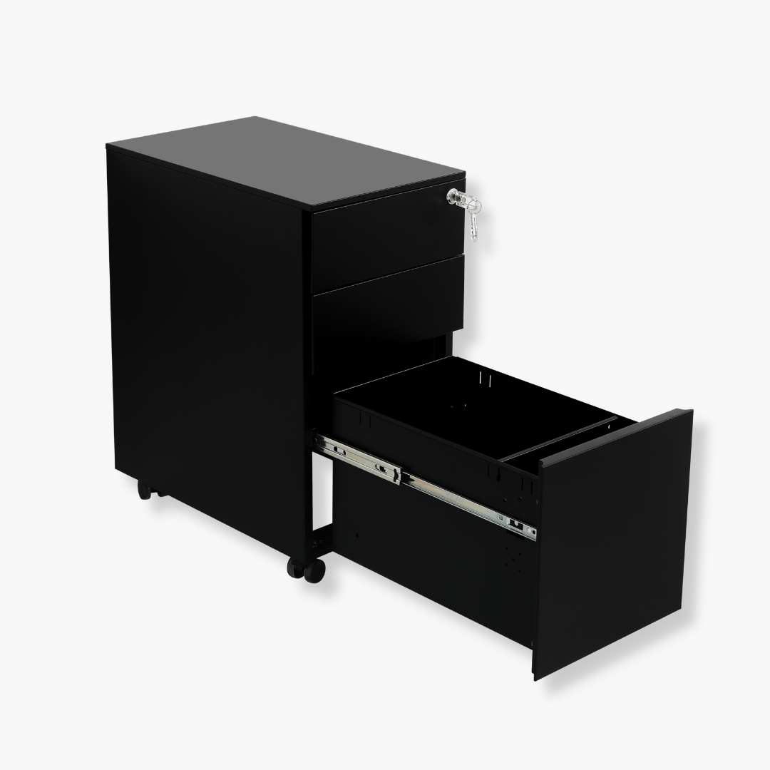 Slimline File Mobile Storage Drawer Unit | Deskbird