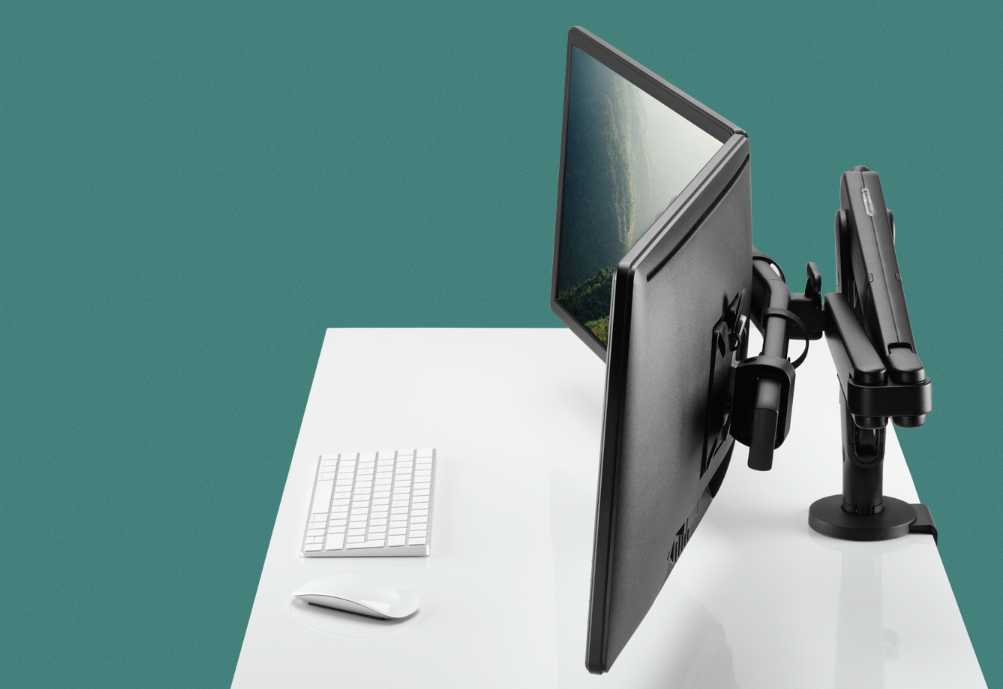 Deskbird | Award Winning Ollin Monitor Arm - Dual Bar